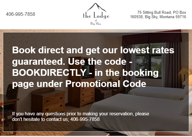 Book direct and get our lowest rates guaranteed.